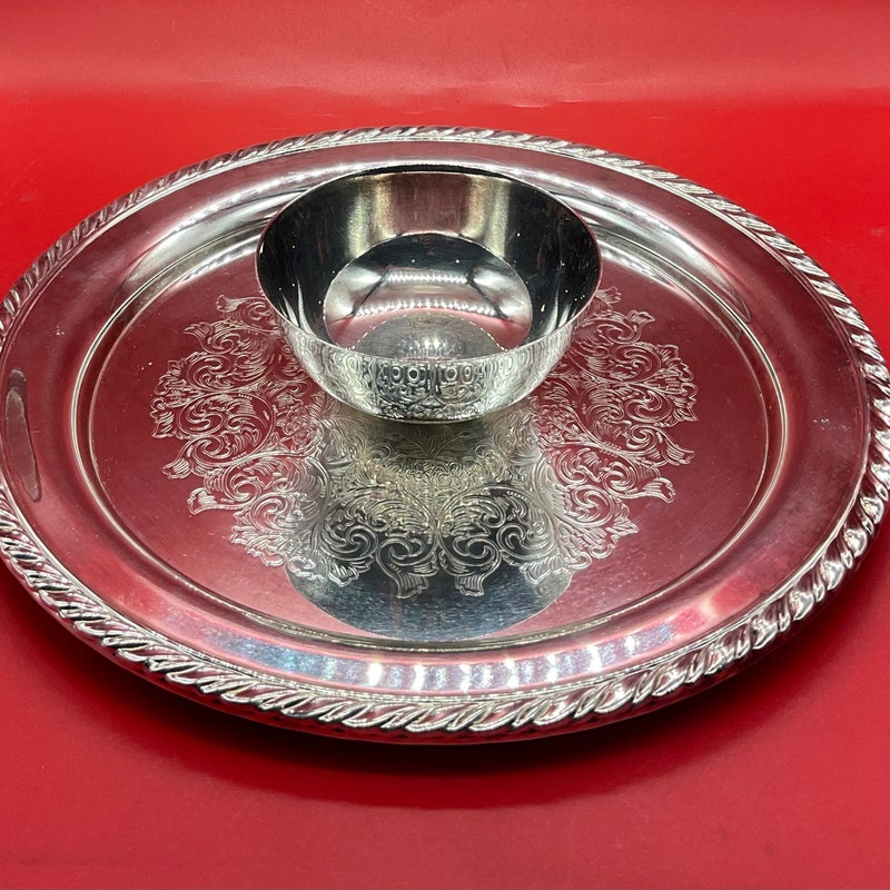 Silver Plate Dip and Chip - Etsy