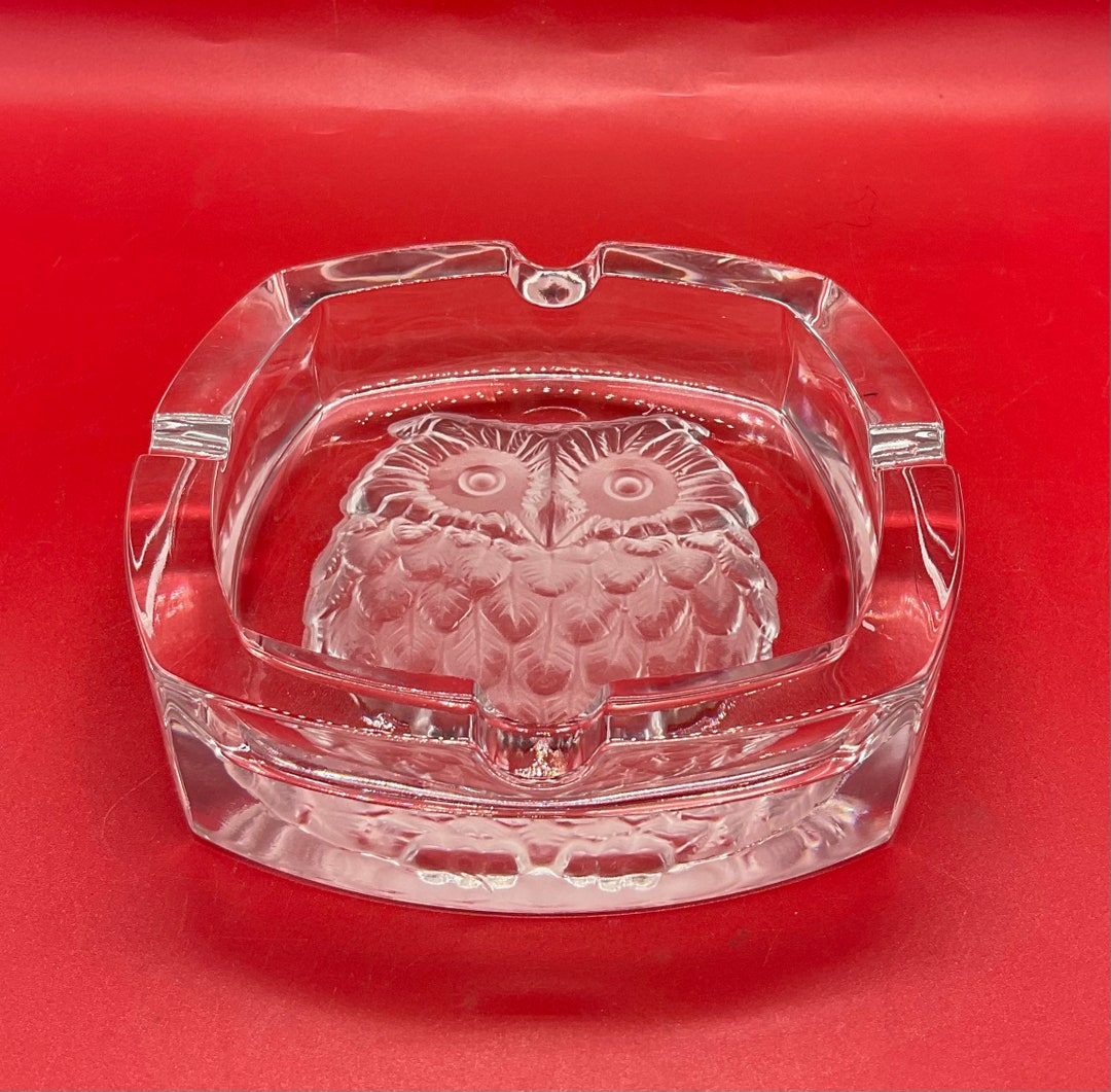 Vintage Cristal D’arques Garanti Plus 24% Lead Crystal Heavy Owl ...