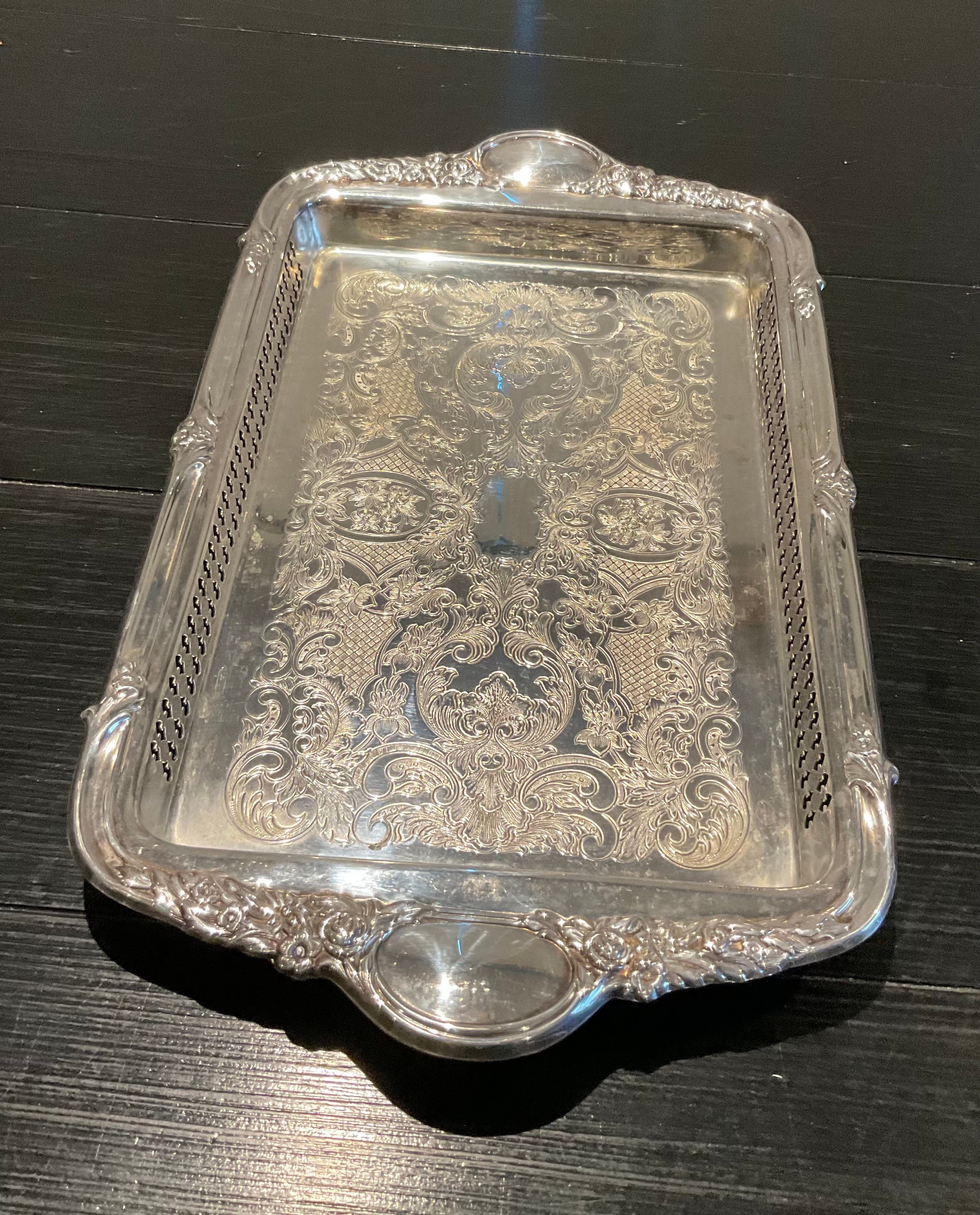 Vintage Sheridan Silver Plated Relish Tray With 3 Crystal - Etsy