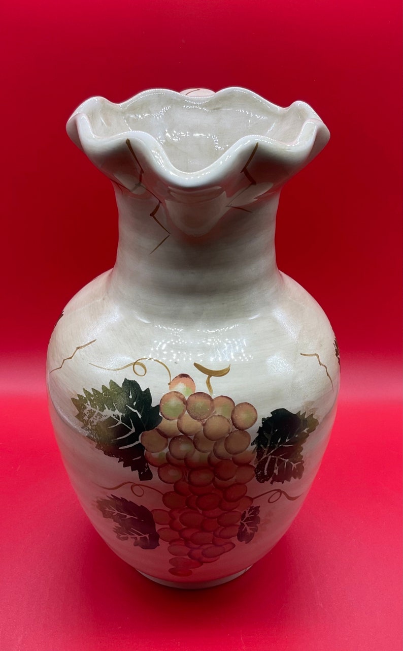 Vintage Cabernet Hand Painted Collection Tabletops Unlimited - Etsy