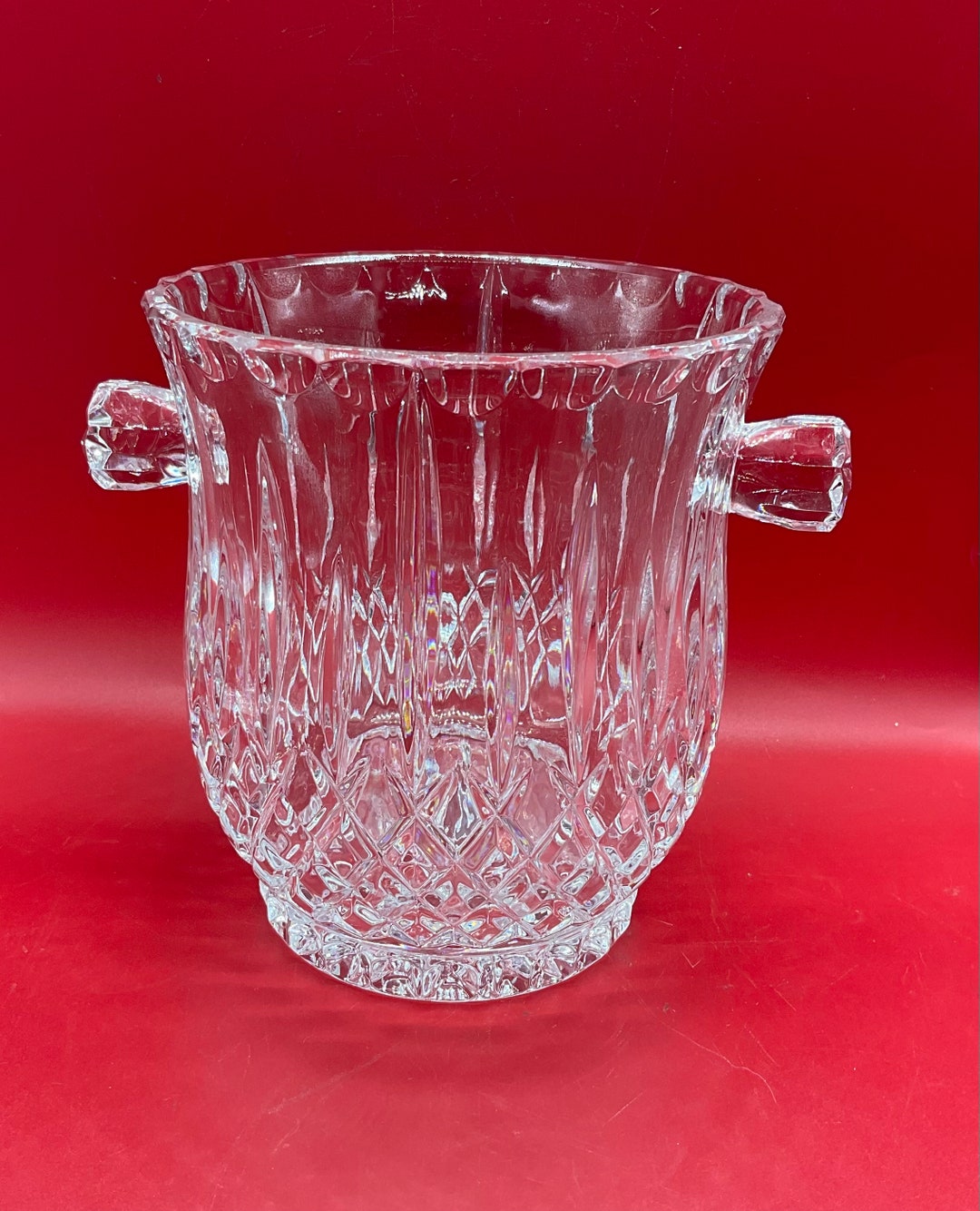 Vintage Gorham King Edward Crystal Clear Elegant Ice Bucket .germany - Etsy