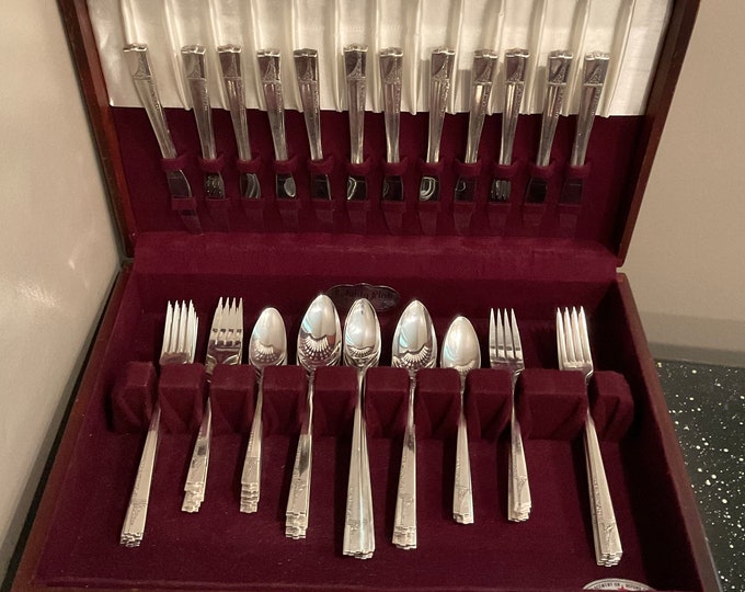 Vintage Nobility Plate by Oneida Silver Caprice 1937 Pattern 6 Piece ...