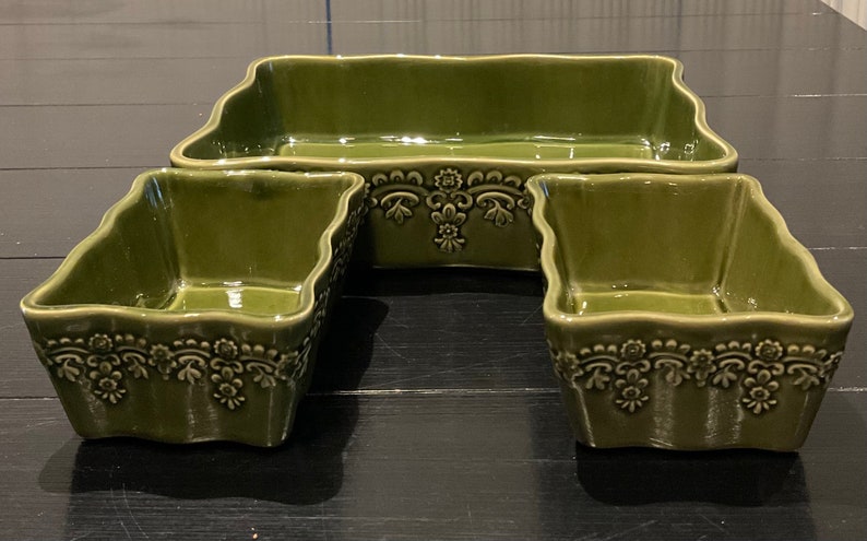 Temp-rations Presentable Ovenware by Tara fruit Basket set - Etsy