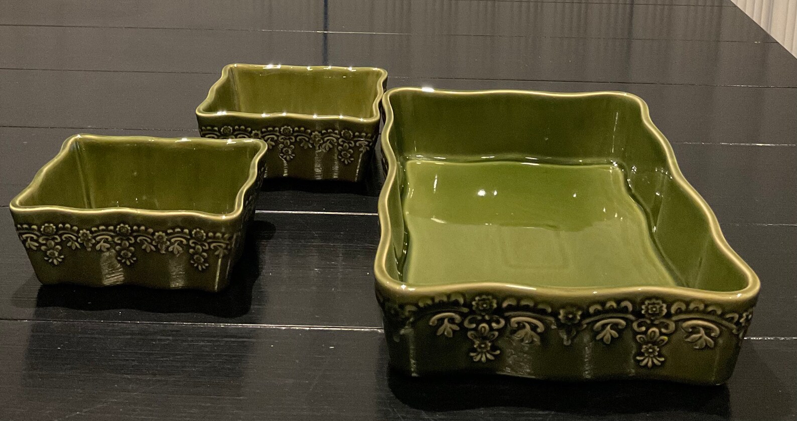 Temp-rations Presentable Ovenware by Tara fruit Basket set - Etsy