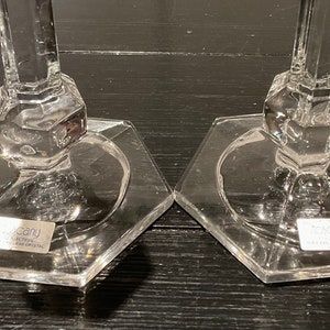 Toscany Collection Over 24% Lead Crystal Candlestick Holders - Etsy