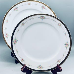 Vintage Noritake M Hand Painted Nippon 4 Dinner Plates and 4 Salad ...