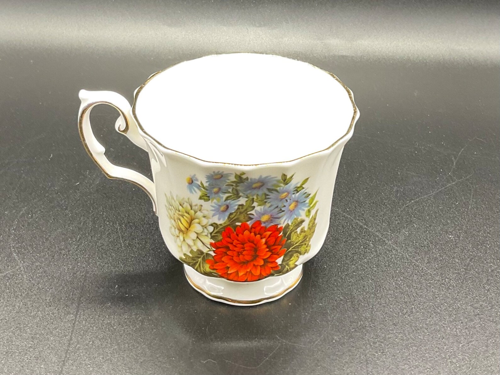 Vintage Elizabethan flowers of the Season Hand Decorated - Etsy