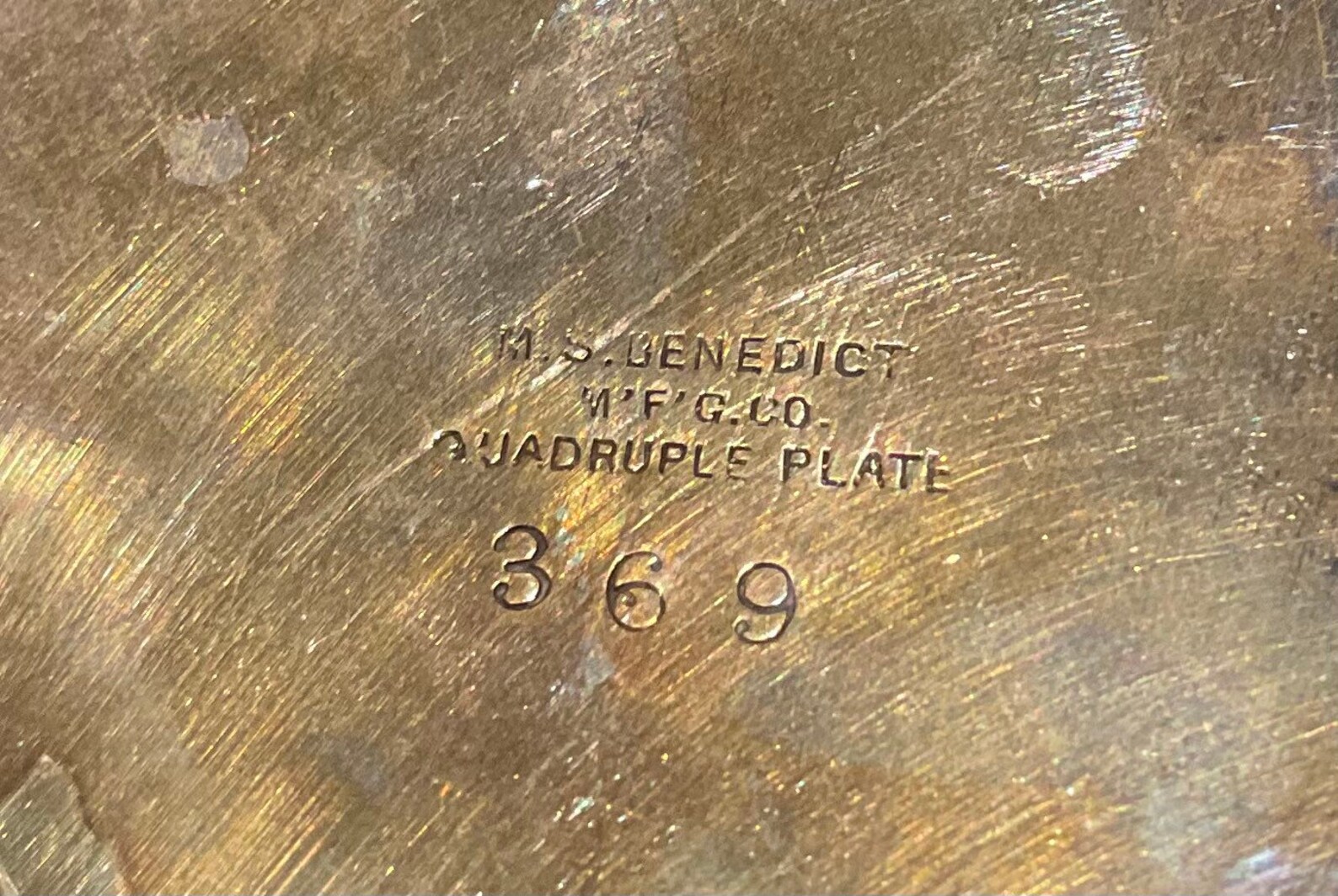 Benedict Mfg Co. Quadruple Silverplate Antique 3 Pc. Butter - Etsy