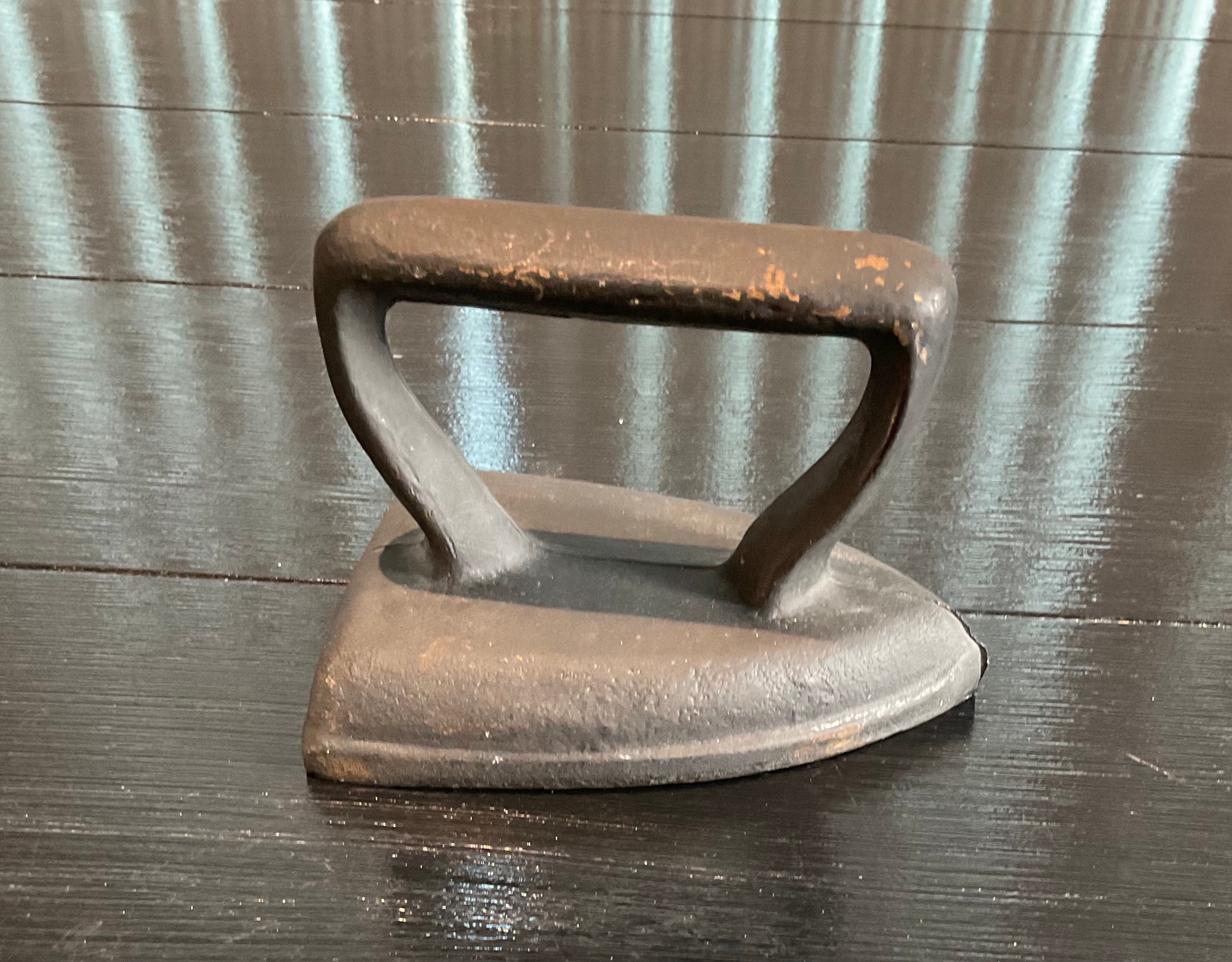 Antique Heavy Cast Iron.clothes Flat Iron Press.doorstop - Etsy