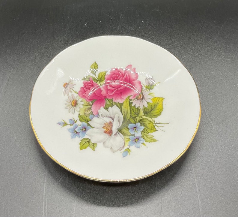 Vintage Elizabethan flowers of the Season Hand Decorated - Etsy