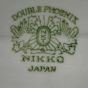Vintage Nikko Ming Tree Double Phoenix Japan 6 Piece Place Setting ...