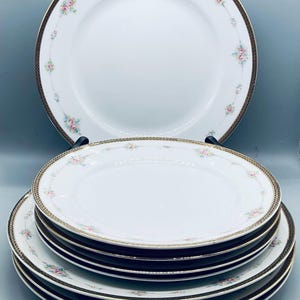 Vintage Noritake M Hand Painted Nippon 4 Dinner Plates and 4 Salad ...