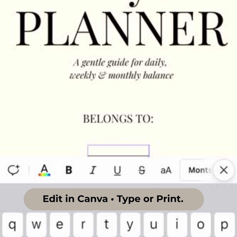 Senior Planner Printable: Large Print, Daily, Weekly, Monthly (PDF ...
