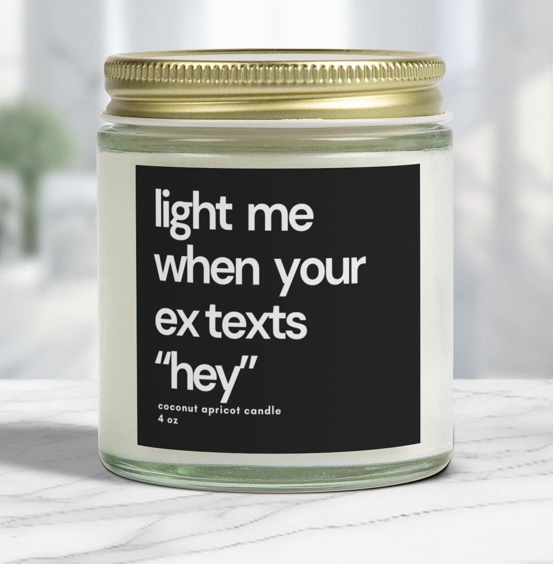 Funny Break up Gift Candle Divorce Humor Gift Breakup Boyfriend Candle ...