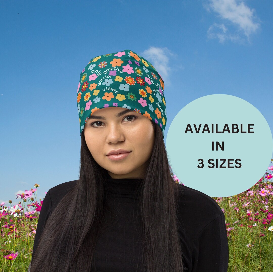 Chemo Headwear for Ovarian Cancer Warrior Retro Chemo Cap Vintage ...