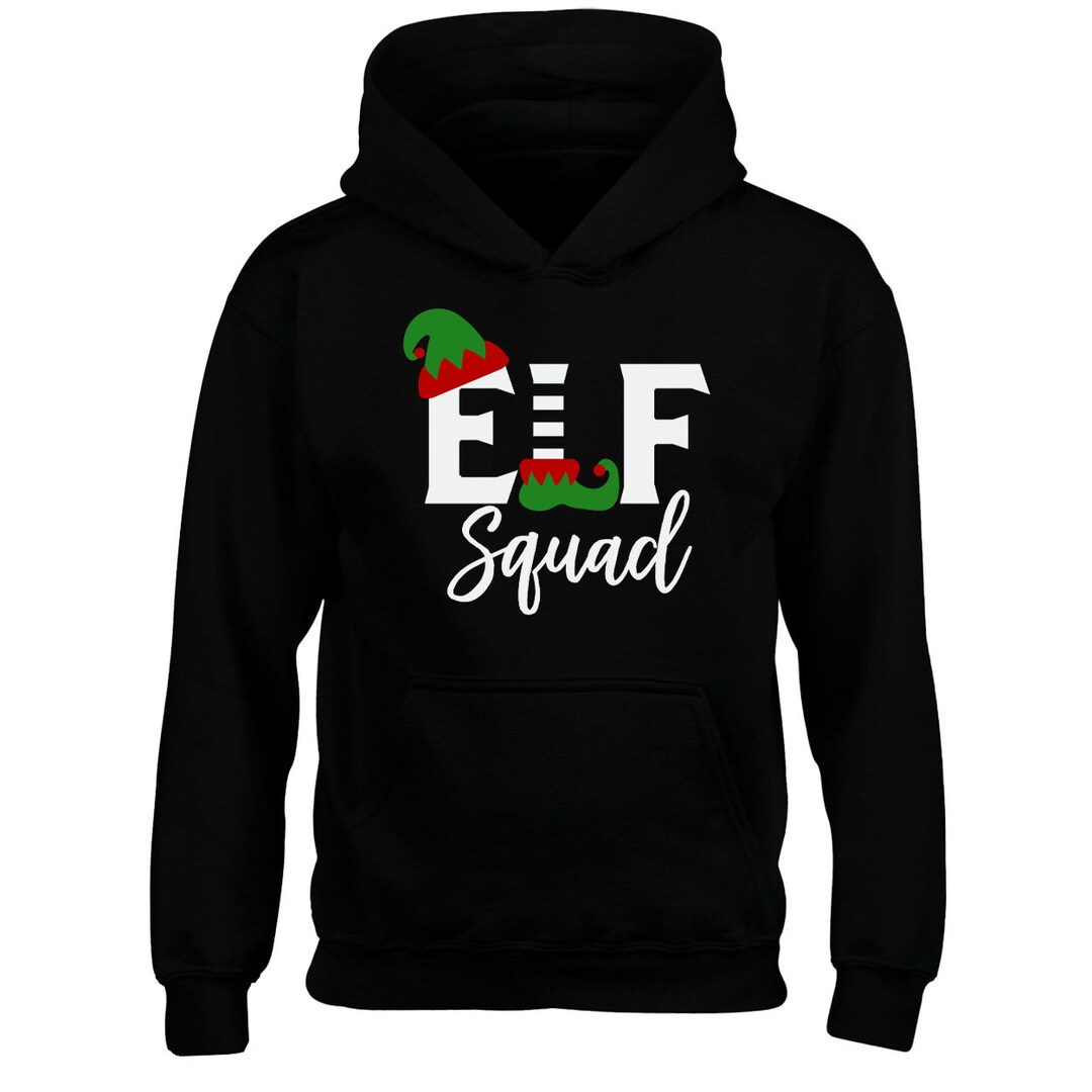 HOODIE 5082 ELF SQUAD Christmas Hoodies Couple Matching Men Women ...
