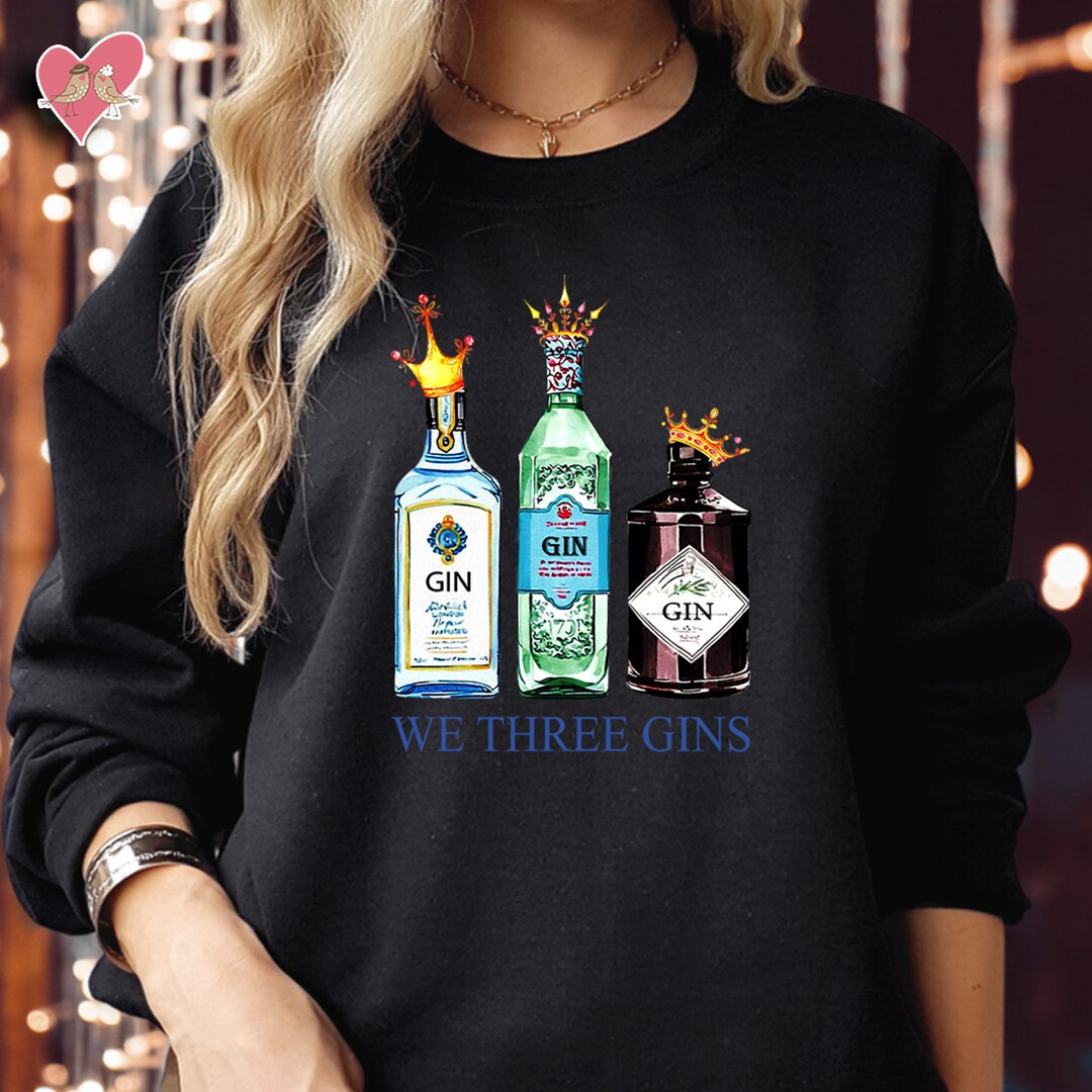 SWEATSHIRT 5101 We THREE GINS 3 Kings Gin Funny Christmas - Etsy UK