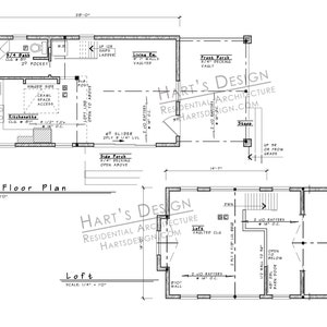 Tiny House Plan at 670 Square Feet - Etsy