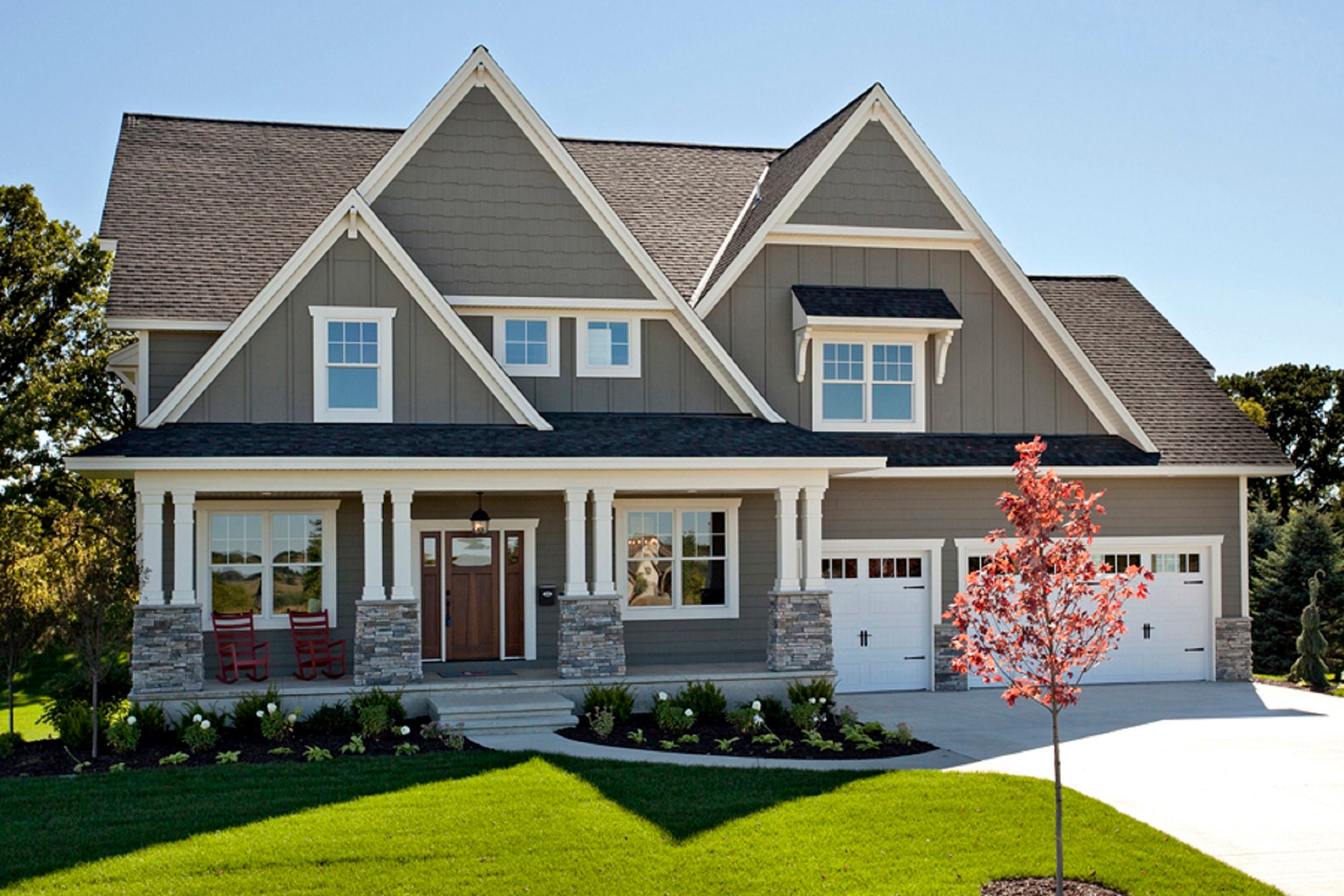 Two Story Country Craftsman House