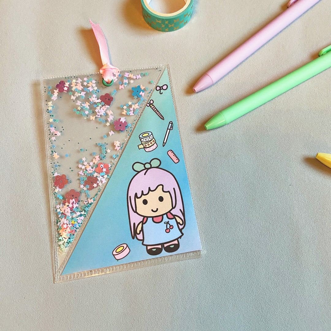 Book Marks Blossom Cute Character Reading Bookmarks Book Journal ...
