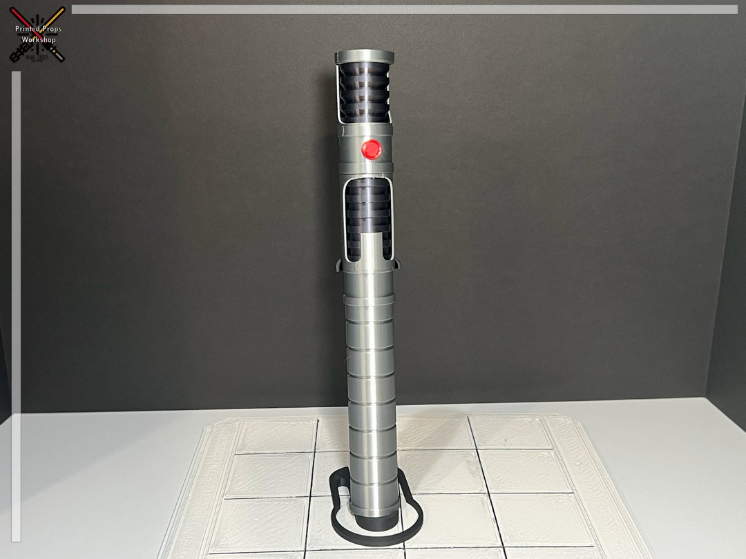 Star Wars Quinlan Vos Lightsaber Hilt 3D Printed Hand Painted Replica ...