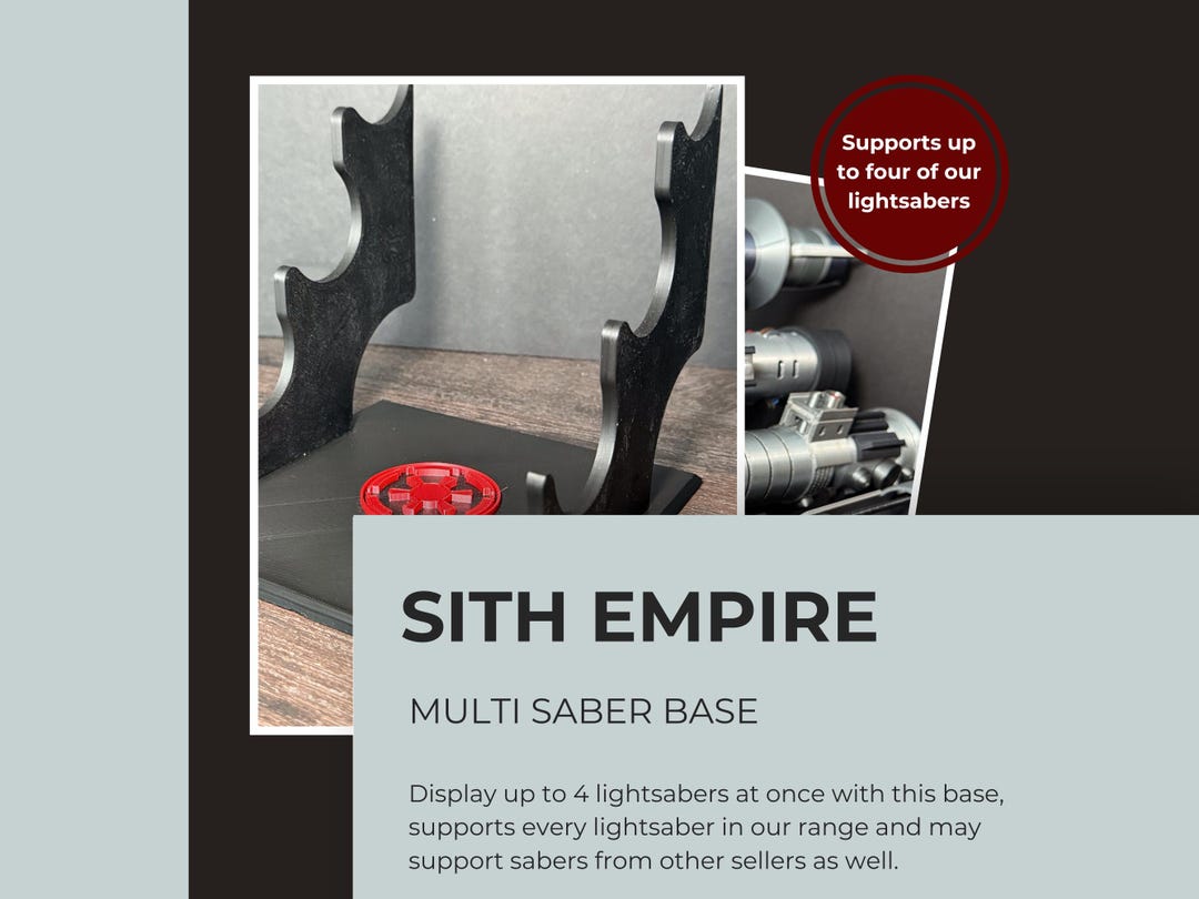 Sith Empire/dark Side Themed Multi-saber Display Base for Lightsabers ...