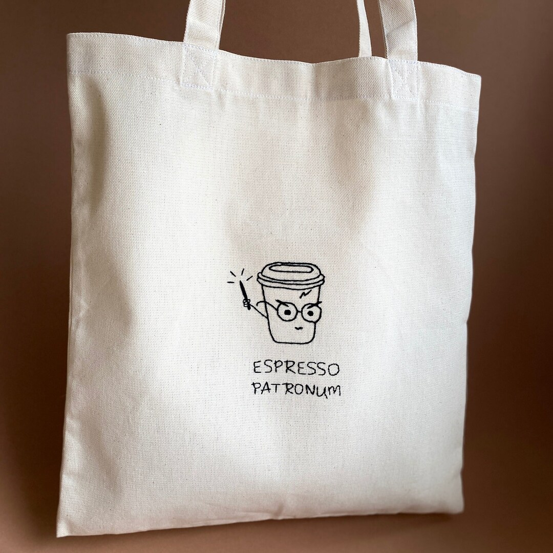 Harry Potter Tote, Handmade Bag, Shopping Bag, Cotton Tote, Market Bag ...