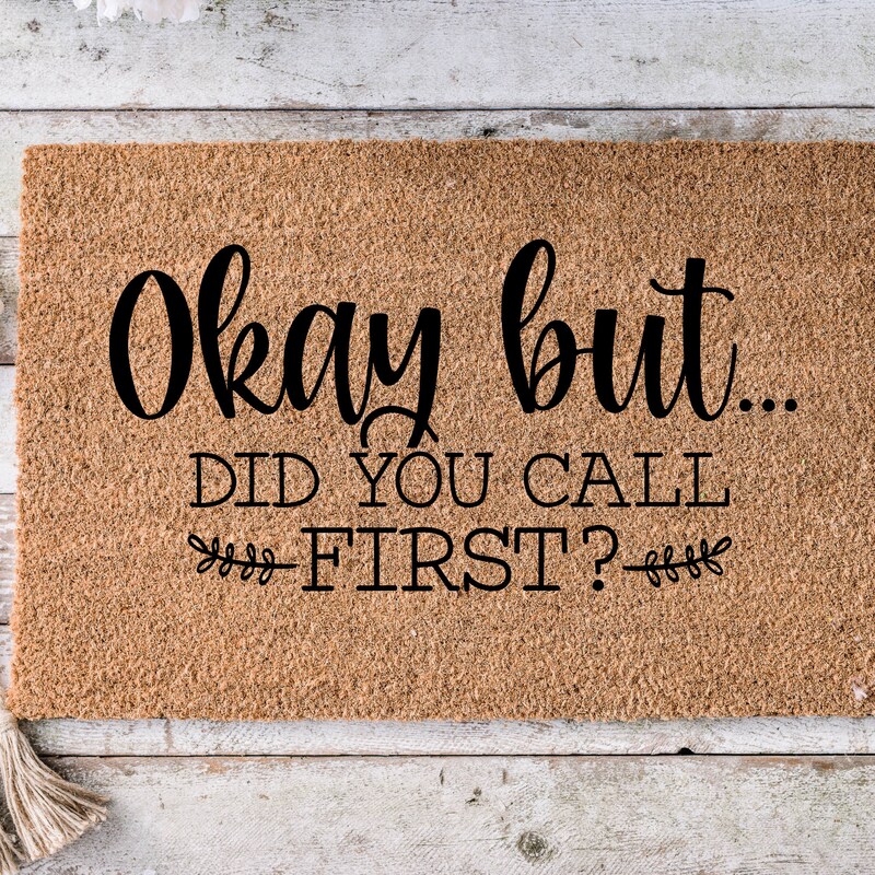 Did You Call Doormat - Etsy