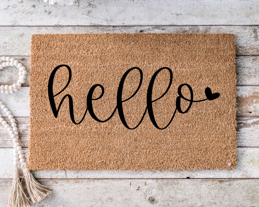 Hello, Funny Doormat, Housewarming Gift, Welcome Mat, Funny Door Mat ...