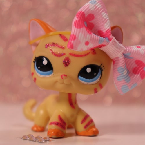 Littlest Pet Shop Cute Dachshund With Flowers Dog Ooak | Etsy