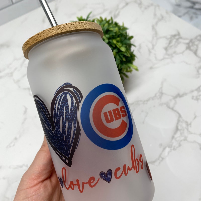 Chicago Cubs Glasses - Etsy