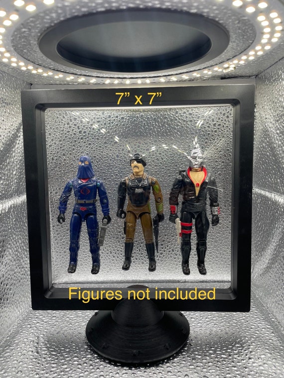 Action Figure 7 X 7 3D Floating Display Frame With Custom - Etsy