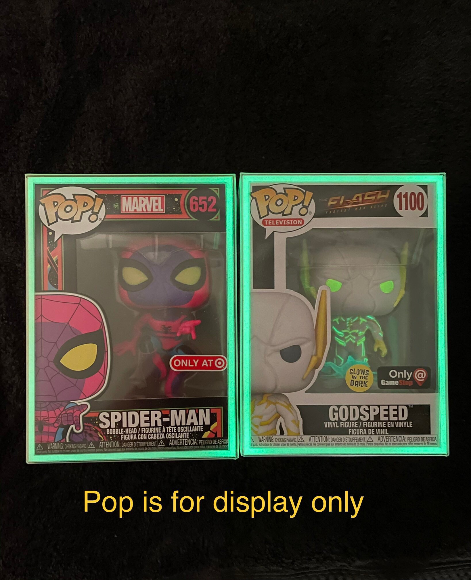 Funko Pop Protector Soft Display Case 3 Pack Green Glow in the - Etsy