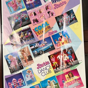 1988 Vintage Barbie Poster - Etsy