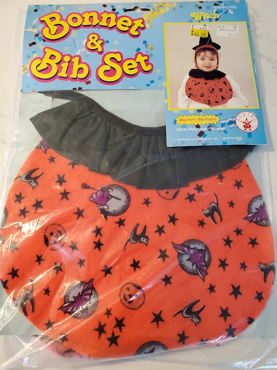 Vintage Rubie's Halloween Witch Costume "Bonnet and B… - Gem