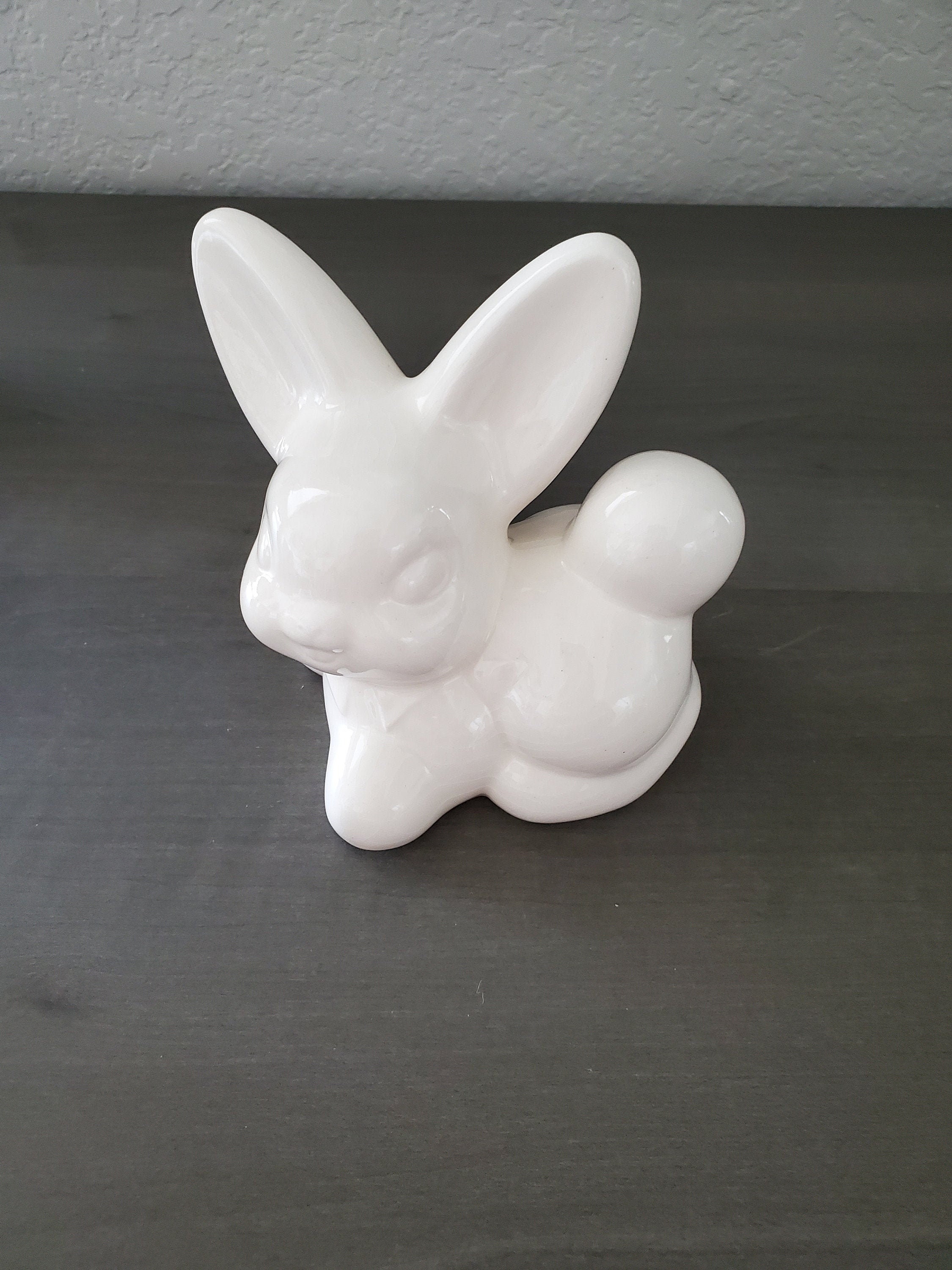 Collectibles Cute Ceramic Bunny Rabbit signed on bottom Figurines ...