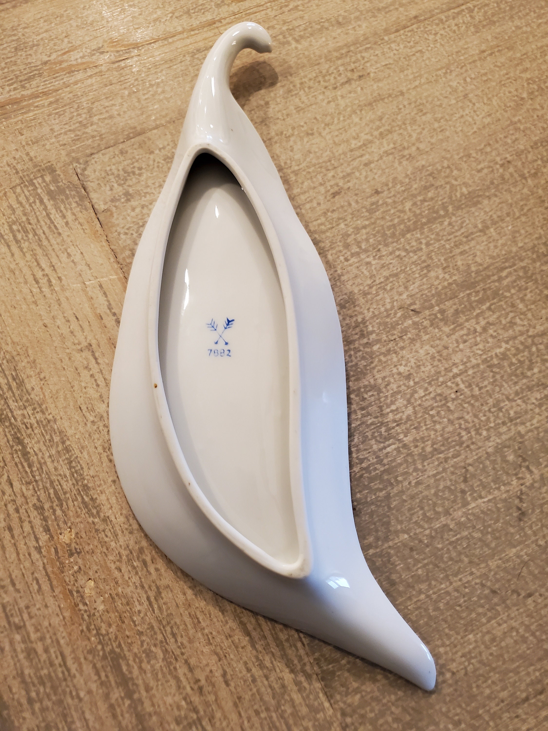 Vintage Kalk Germany Porcelain Leaf Shaped Floral - Etsy