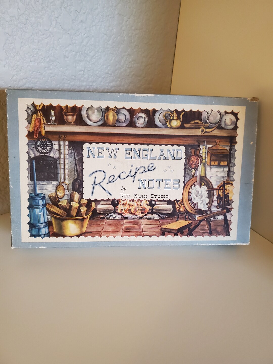 Vintage Red Farm Studios New England Recipe Note Cards With Envelopes ...