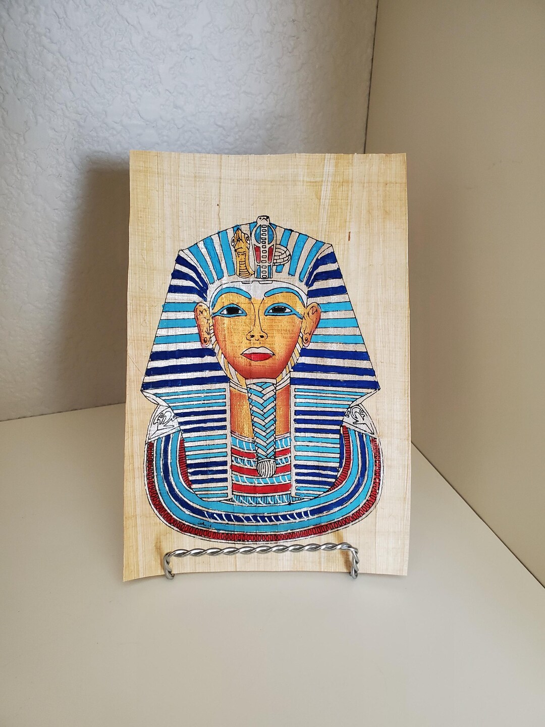 Egyptian Hand Made Papyrus Paper Featuring Replica of the Mask of ...