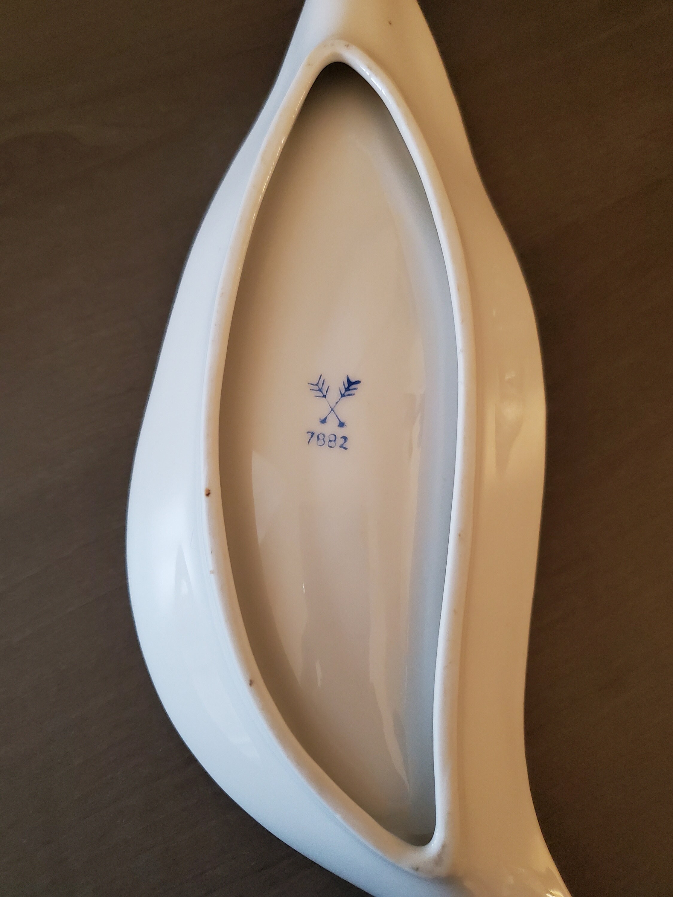 Vintage Kalk Germany Porcelain Leaf Shaped Floral - Etsy