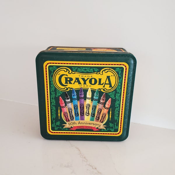 Crayola Crayon Tin - Etsy
