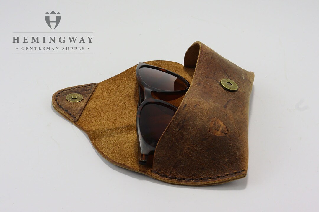 Estuche de cuero para gafas de sol, Estuche para gafas ajustado Ray Ban ...