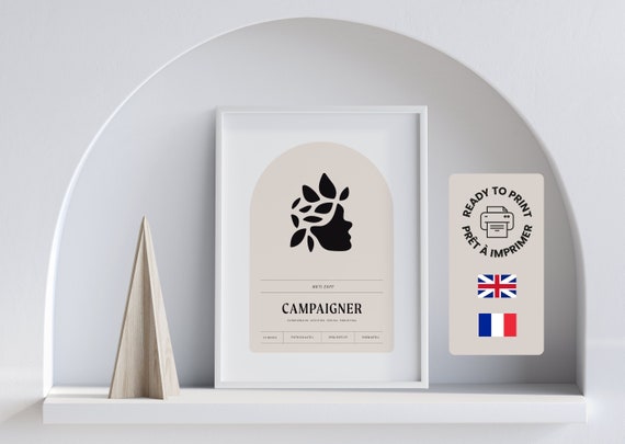 MBTI ENFP Poster Inspirer/campaigner | Etsy