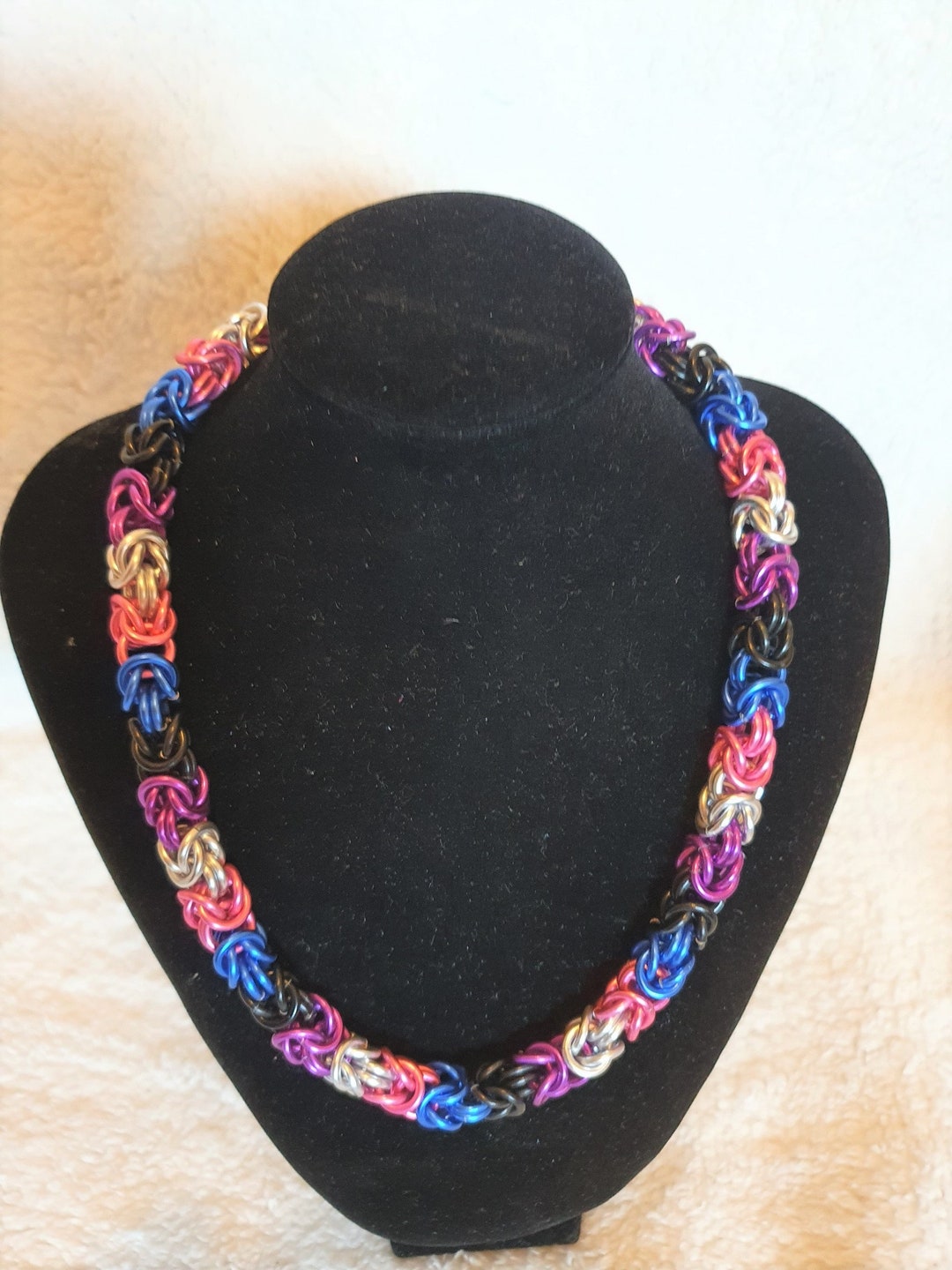 Custom Made Gender Fluid Byzantine Chain - Etsy