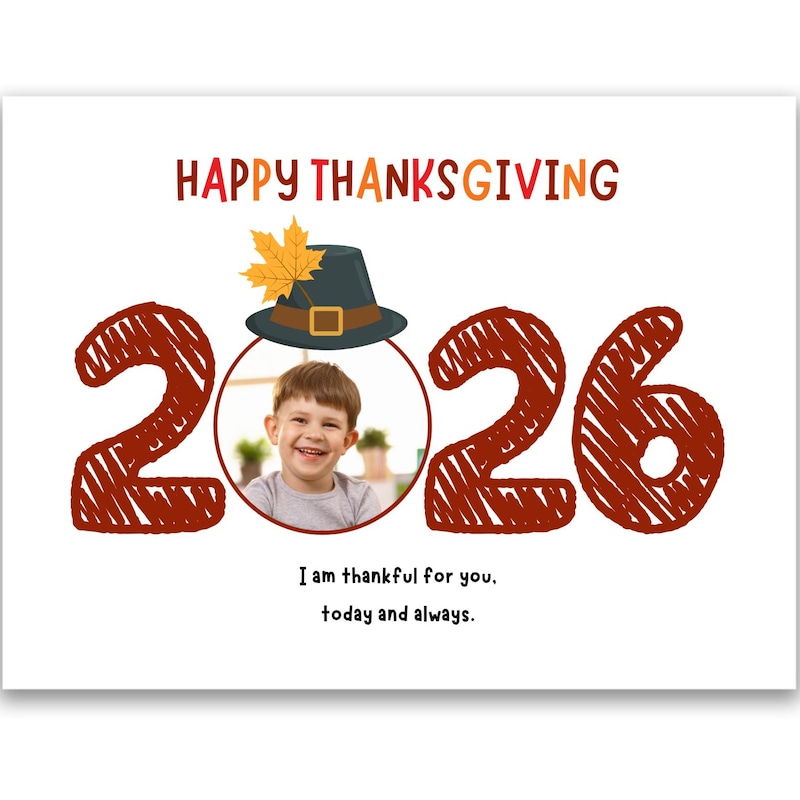 Card Thanksgiving 2026 - Etsy