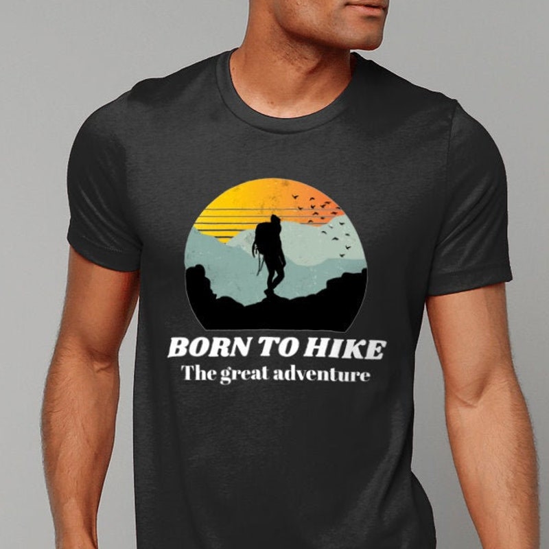 Hiking T Shirt - Etsy