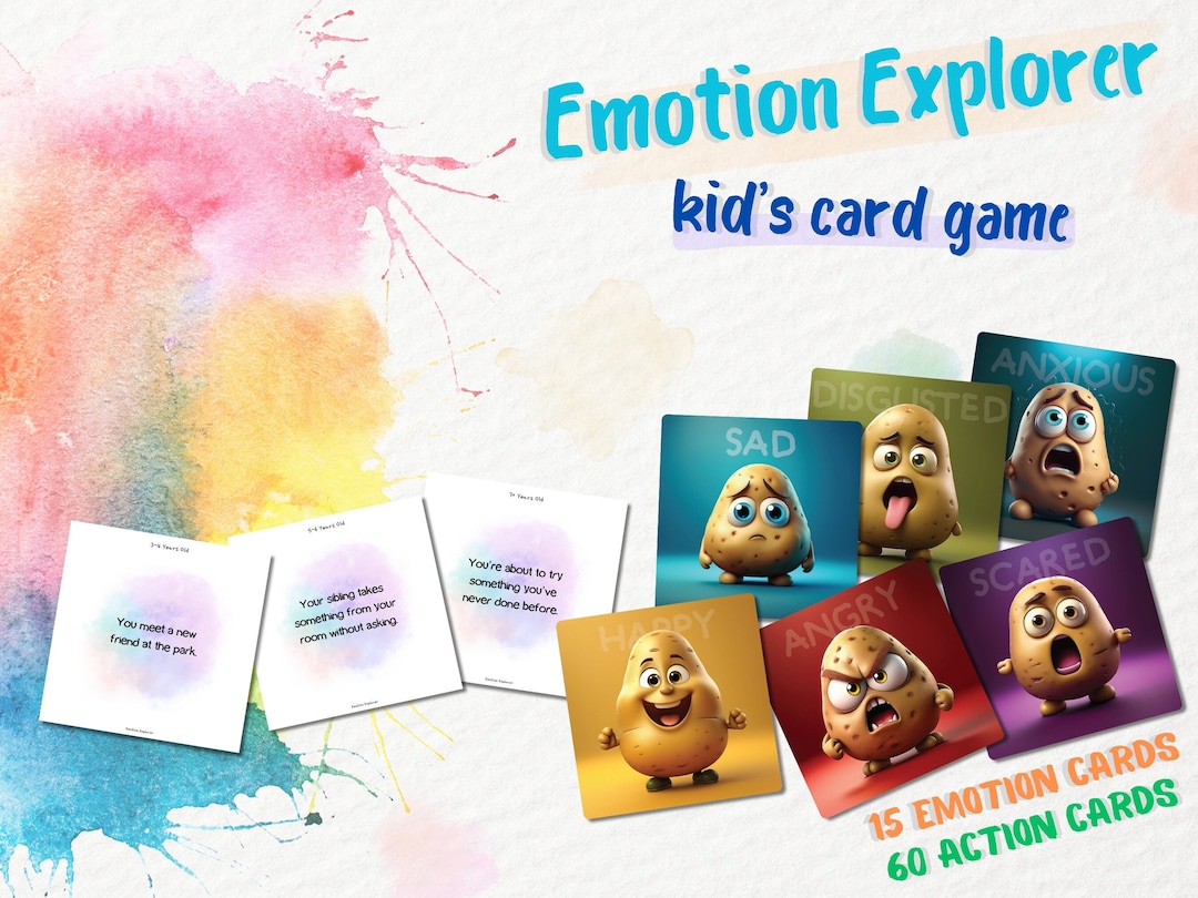 Emotion Explorer – A Fun and Educational Card Game for Kids | Learn and Express Emotions - Etsy ...