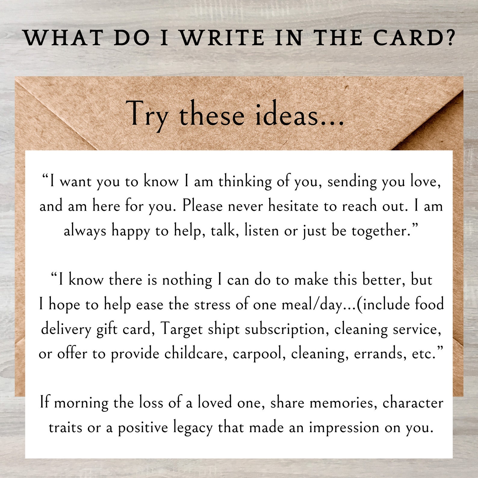 Sympathy Card | Condolence | Thinking of You | Sending Love ...