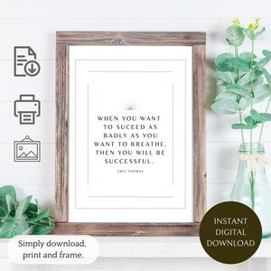 Motivational Quotes Wall Art | Printable Wall Decor | Digital Download ...