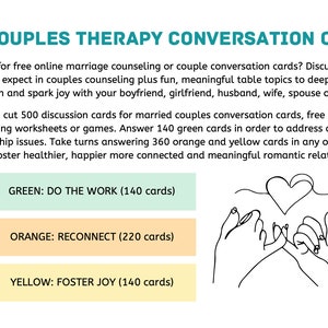 Conversation Cards for Couples | Free Marriage Couples Counseling ...